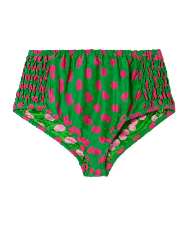 Dries Van Noten Polka Dot Jacquard Shorts