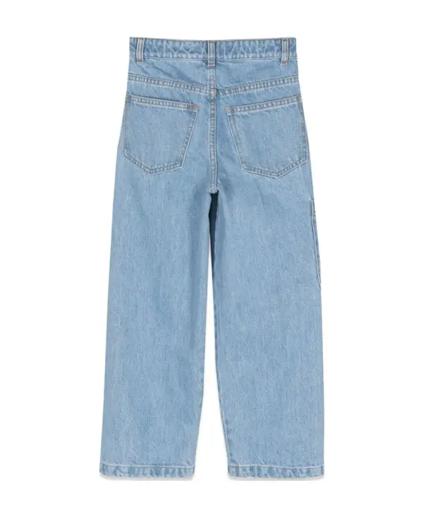 Fendi Cargo Jeans With Logo Detail