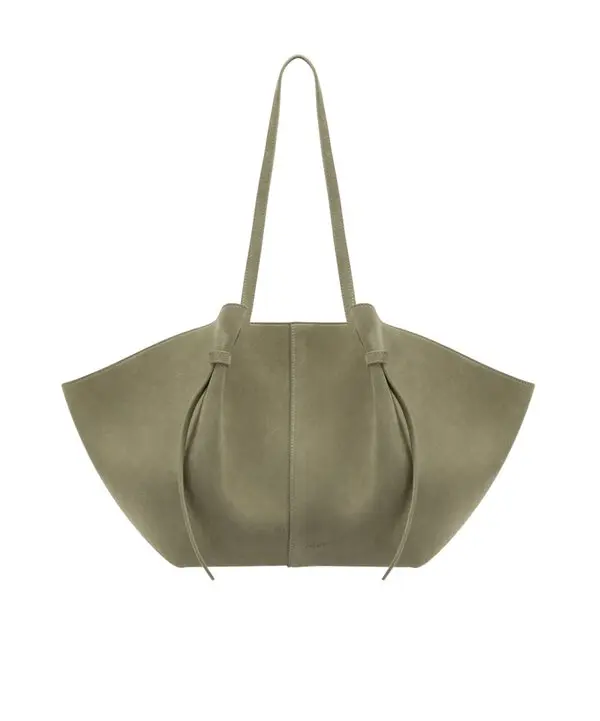 Yuzefi Large Mochi Suede Tote Bag - Green