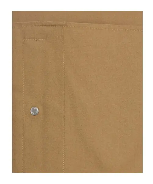 Moncler Blend Gabardine Zip-up Shirt Jacket - Brown
