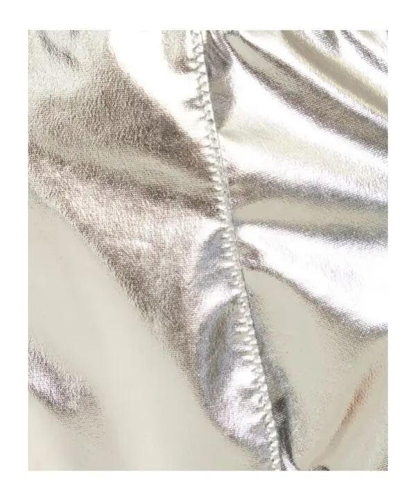 Dolce & Gabbana Laminated Jersey High Waist Briefs - Gray