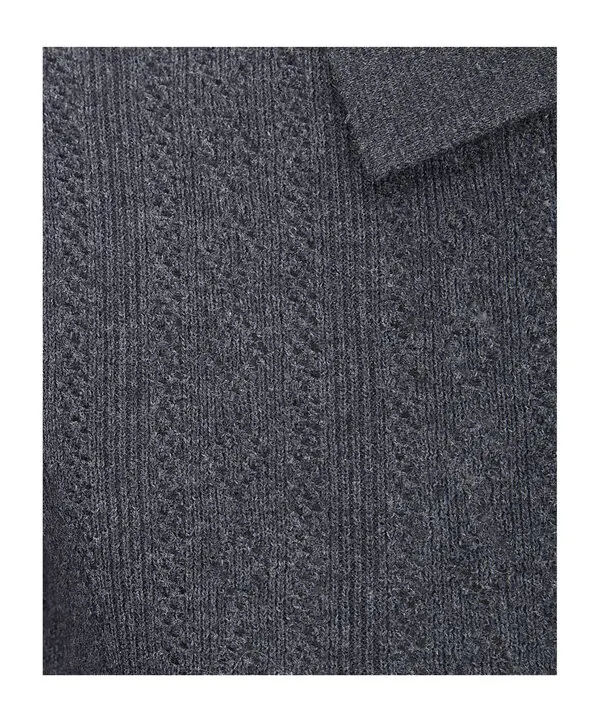 LISA YANG Short Sleeve Knit Polo