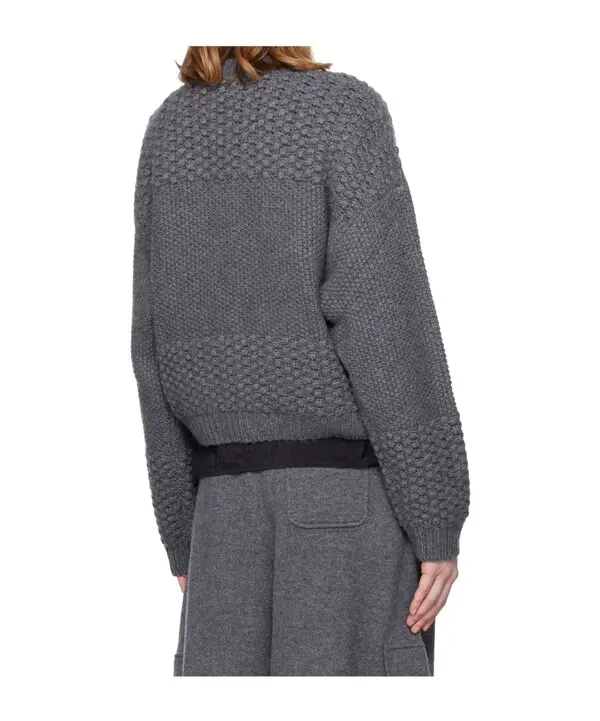 LISA YANG Signe Ribbed Knit Pullover - Black