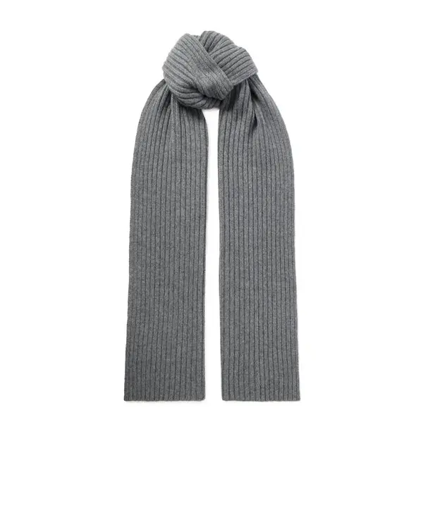 Arch4 Nancy Ribbed Cashmere Scarf - Gray