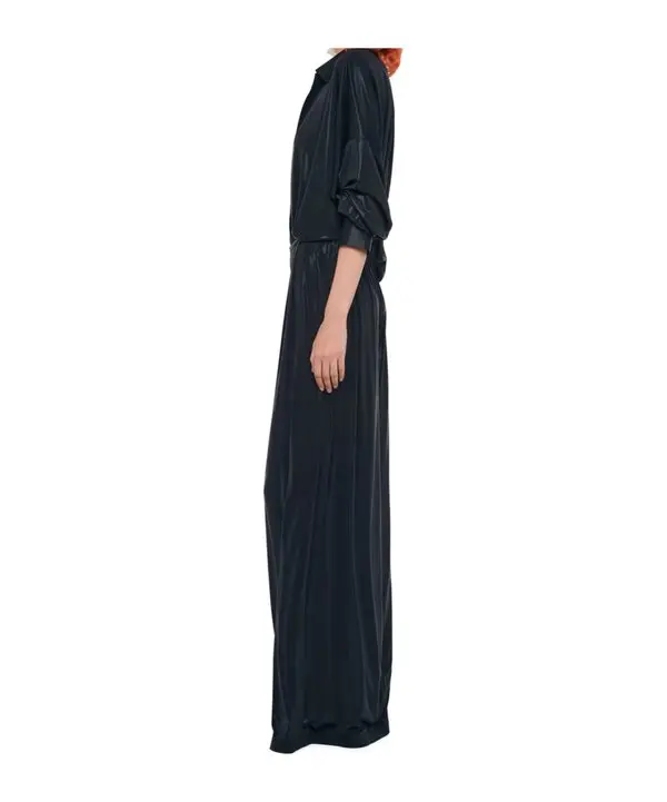 Norma Kamali High-waisted Wide-leg Pants