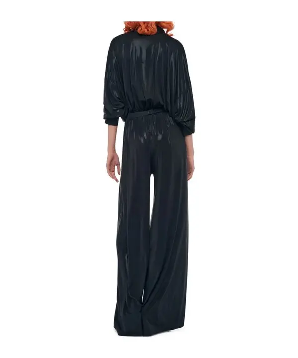 Norma Kamali High-waisted Wide-leg Pants