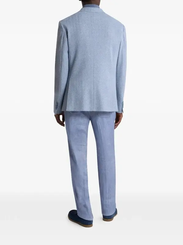 Etro Single-breasted Tailored Blazer - Blue