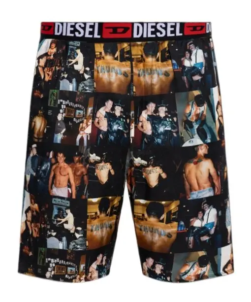 DIESEL® X Tom Of Finland Foundation Graphic Print Shorts - Multicolor