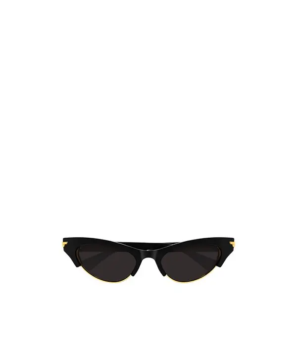 Bottega Veneta Cat Eye Frame Sunglasses - Black