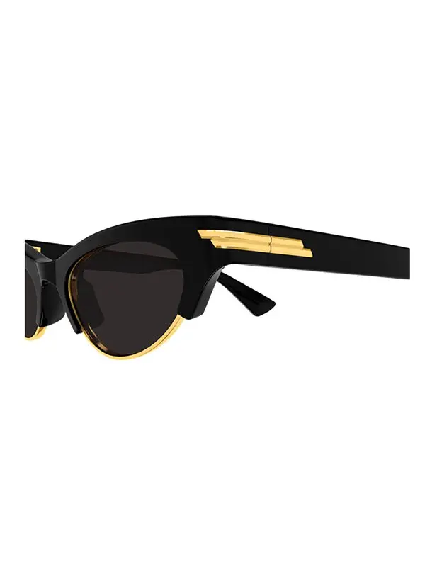 Bottega Veneta Cat Eye Frame Sunglasses - Black
