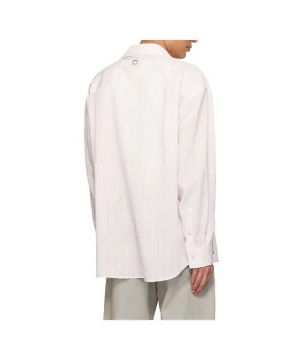 WOOYOUNGMI Striped Print Shirt - Pink