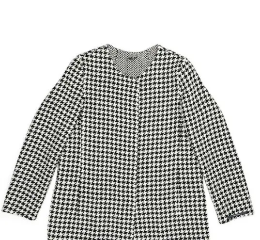 Max Mara A Thousand Birds" Plaid Round-neck Coat