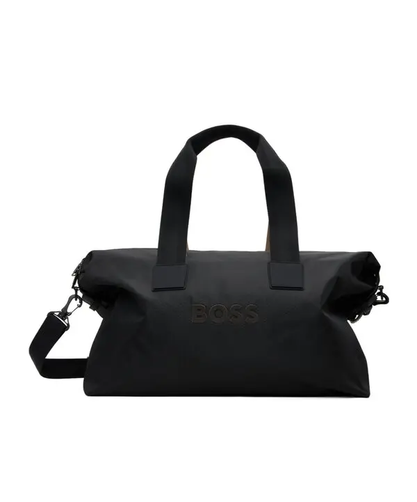 Hugo Boss Logo Plaque Holdall - Black
