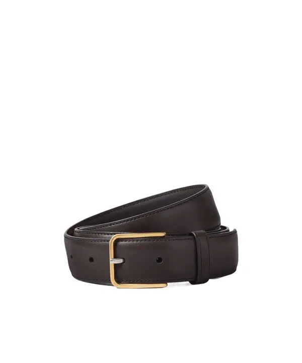 Zegna Leather Belt - Black