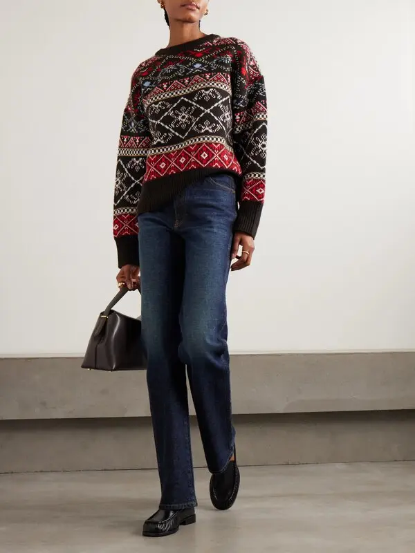 Arch4 Snowmass Fair Isle Cashmere Sweater