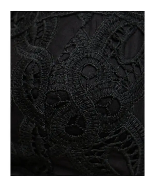 Zimmermann Rhiannon Embroidered Top With Scalloped Lace Trim