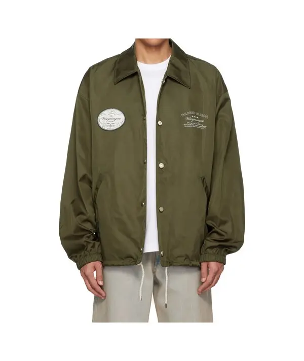 WOOYOUNGMI Taffeta Casual Jacket - Green