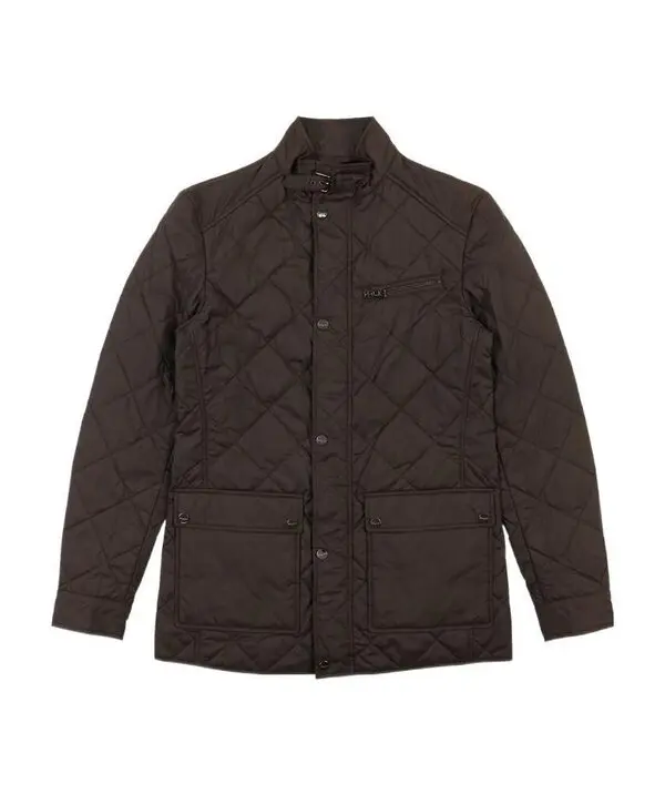 FERRAGAMO Quilted Long Sleeve Jacket