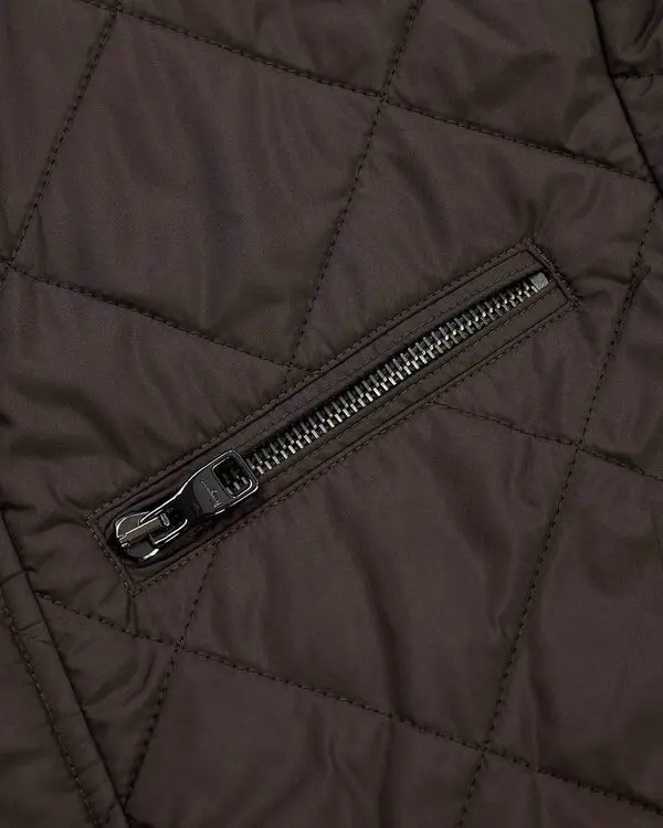 FERRAGAMO Quilted Long Sleeve Jacket