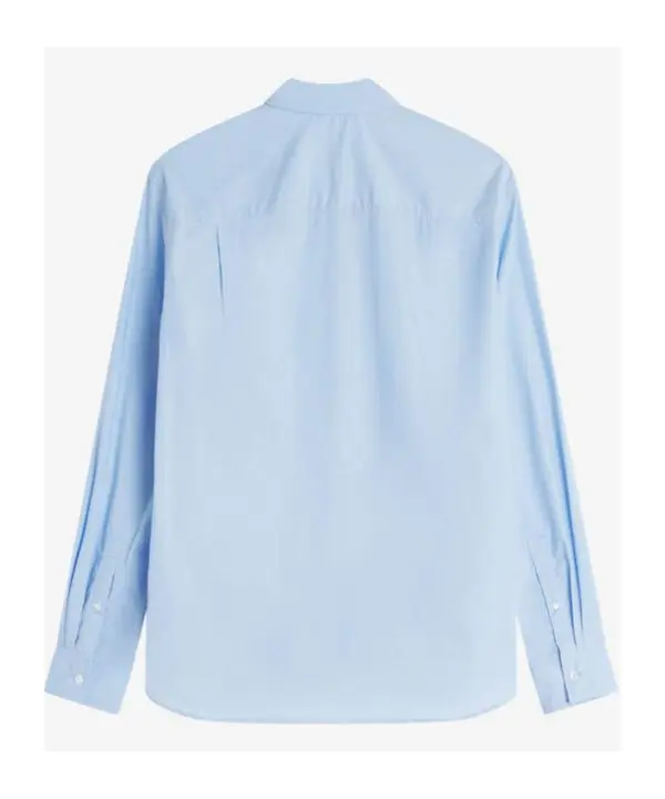 Maison Kitsuné Fox Embroidered Shirt - Blue