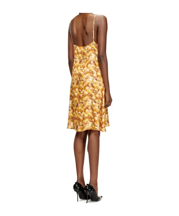 DIESEL® D-ulcet" Print Midi Dress