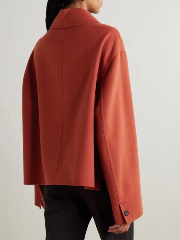 JOSEPH Kalaa Wool Blend Casual Jacket - Orange