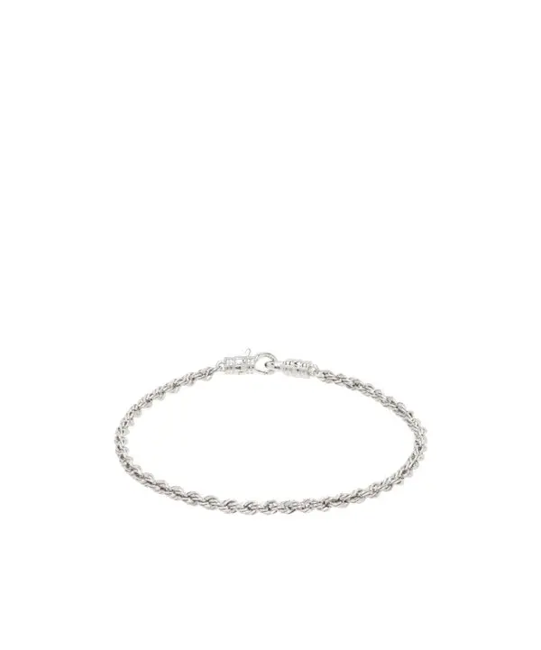 Tom Wood Rope Chain Bracelet - White
