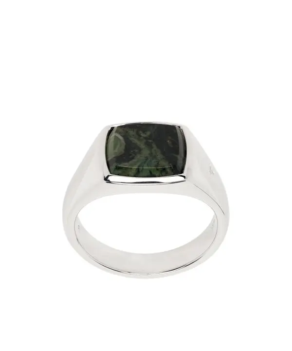 Tom Wood Kay Signet Ring - White