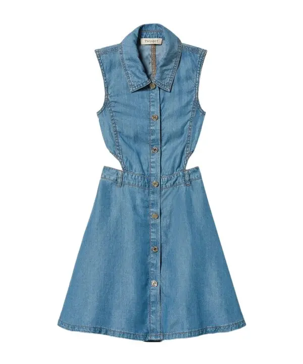 TWINSET Cutout-detail Dress - Blue