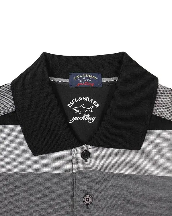 PAUL  SHARK Logo Embroidered Polo Shirt