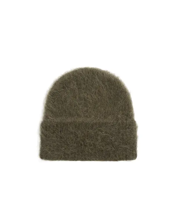 TOTEME Ribbed Knit Beanie - Green