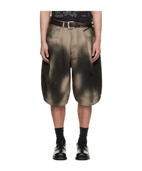 LU'U DAN Distressed Denim Shorts