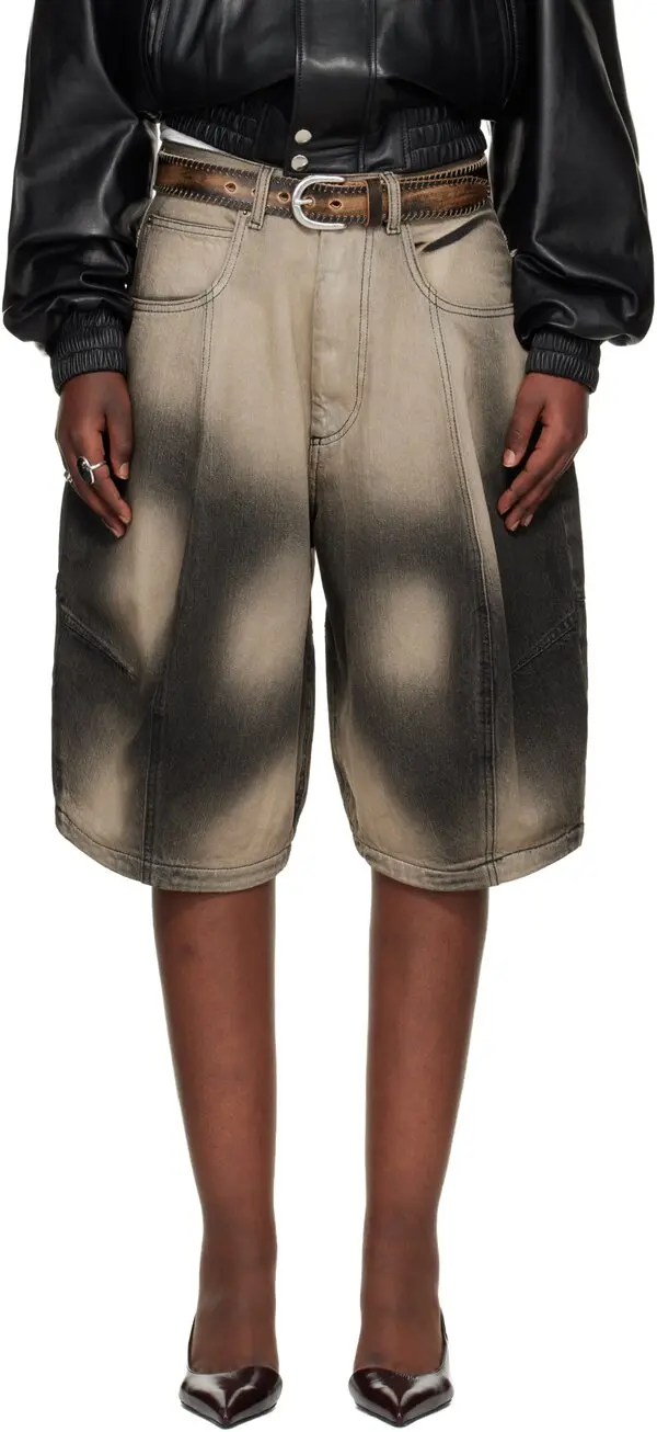 LU'U DAN Distressed Denim Shorts