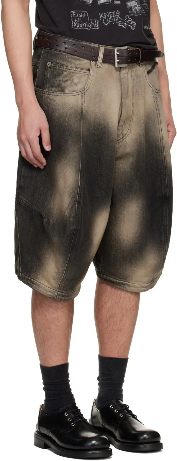 LU'U DAN Distressed Denim Shorts