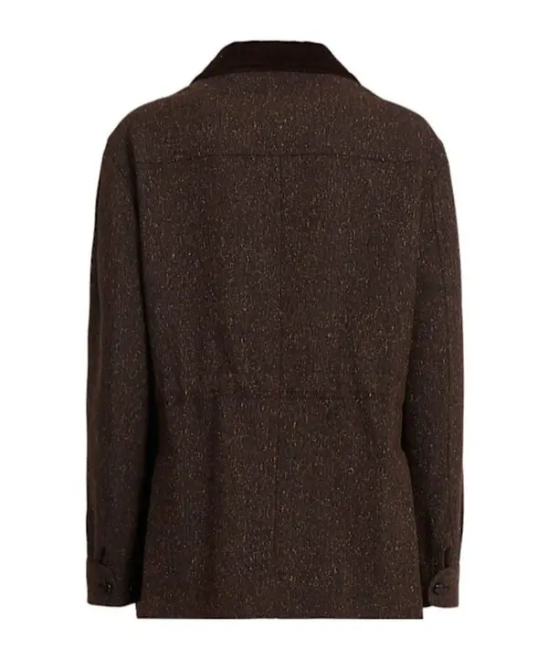 BLAZÉ MILANO Wool Blend Jacket With Button Details