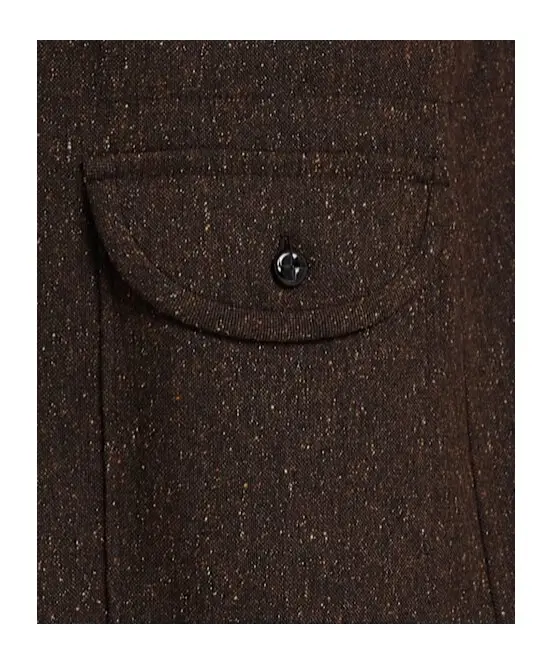 BLAZÉ MILANO Wool Blend Jacket With Button Details