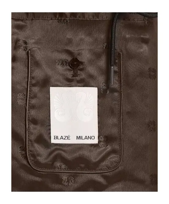 BLAZÉ MILANO Wool Blend Jacket With Button Details