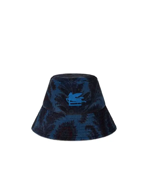 Etro Foliage Print Bucket Hat - Black