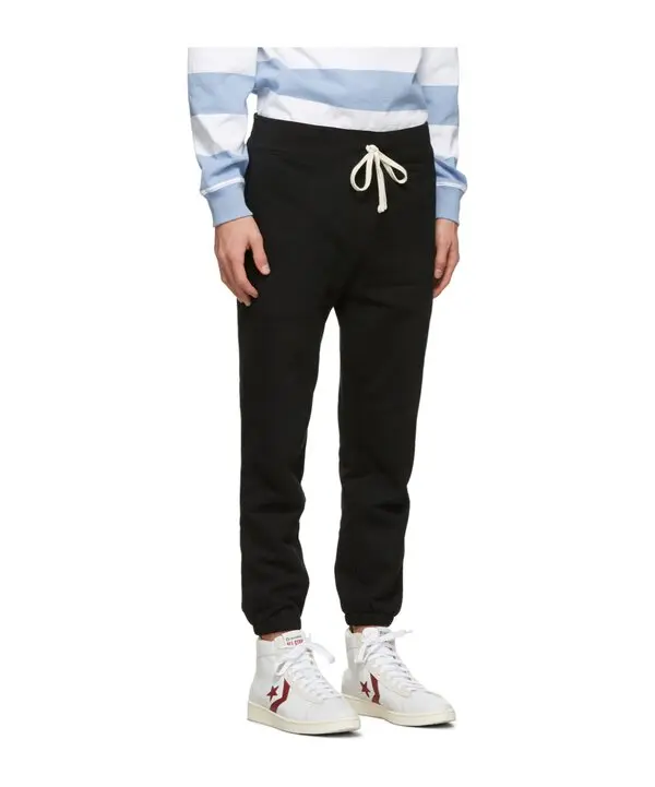 Polo Ralph Lauren Pony Embroidered Drawstring Sweatpants - Black