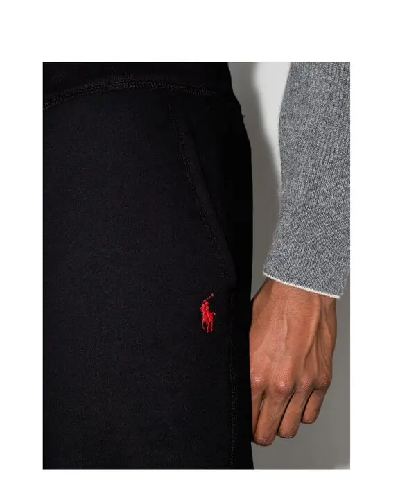 Polo Ralph Lauren Pony Embroidered Drawstring Sweatpants - Black