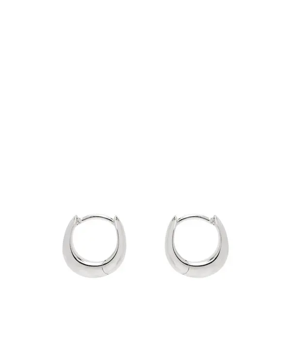 Tom Wood Ice Huggie Earrings - White