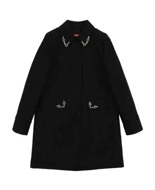Max Mara Classic Collar Coat - Black