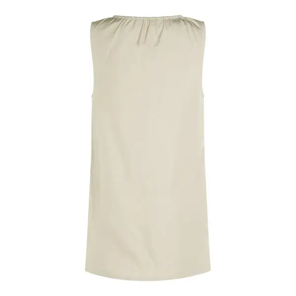 Miu Miu Tie-neck Logo Mini Dress