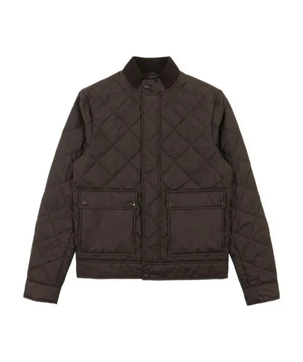 FERRAGAMO Quilted Cotton Jacket