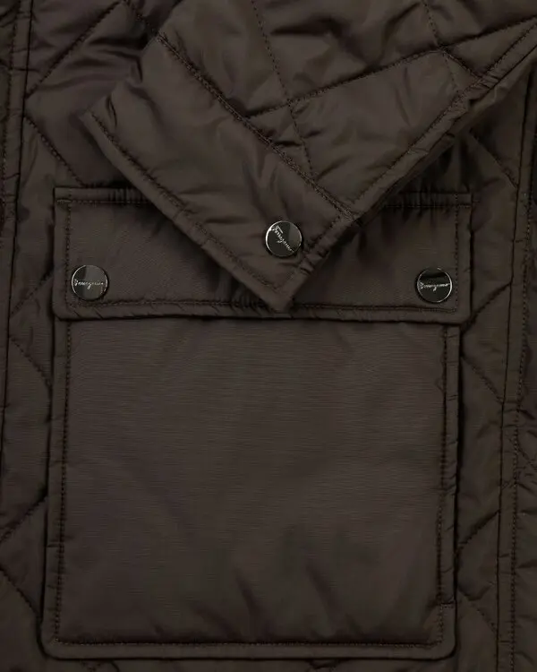 FERRAGAMO Quilted Cotton Jacket