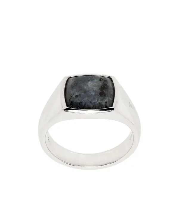 Tom Wood Kay Signet Ring - White