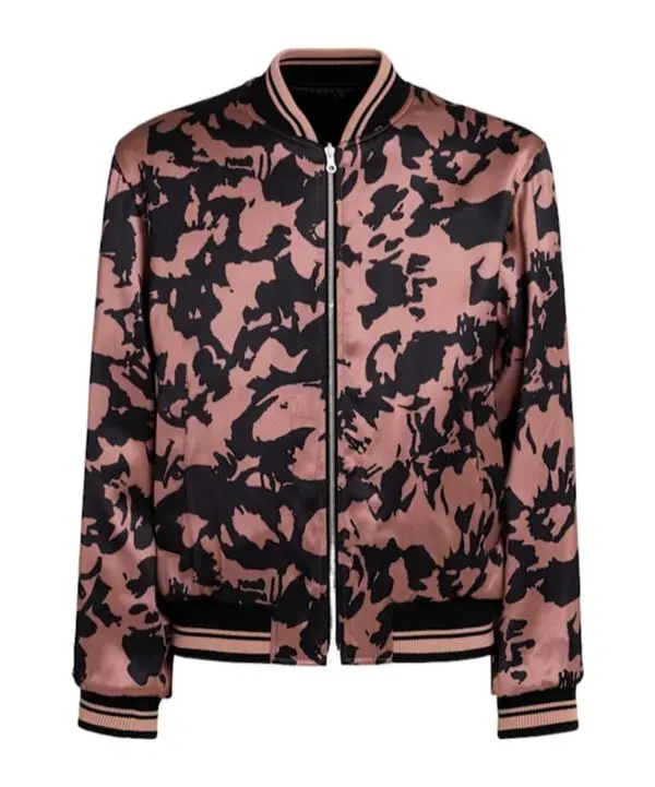 Dries Van Noten Printed Bomber Jacket - Black