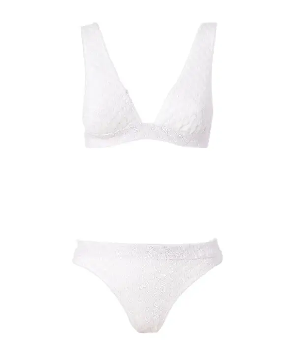 Missoni Textured Bikini Set - White