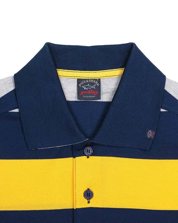 PAUL  SHARK Logo Embroidered Polo Shirt