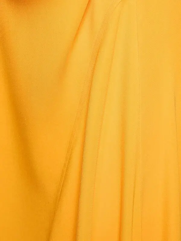 JIL SANDER Sleeveless Asymmetrical Hem Maxi Dress